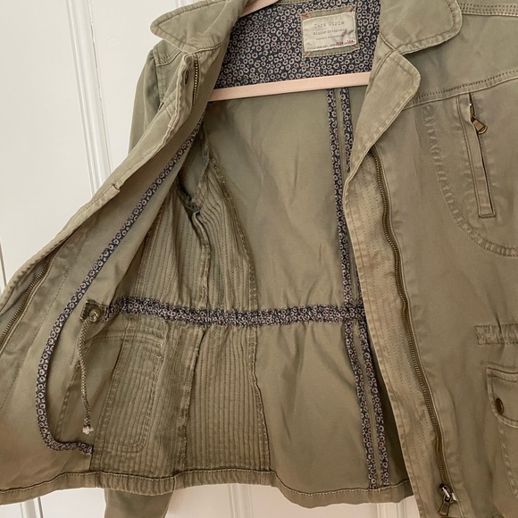 Zara | Jackets & Coats | Army Green Zara Utility Jacket | Poshmark